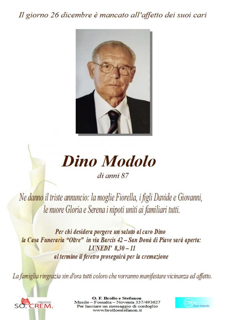 Condoglianze online - Onoranze funebri Brollo e Stefanon